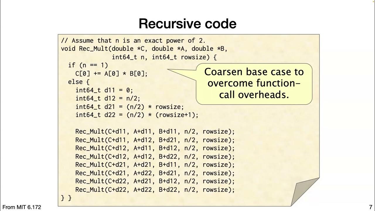 Lecture 5 - Cache-Oblivious Algorithms - YouTube