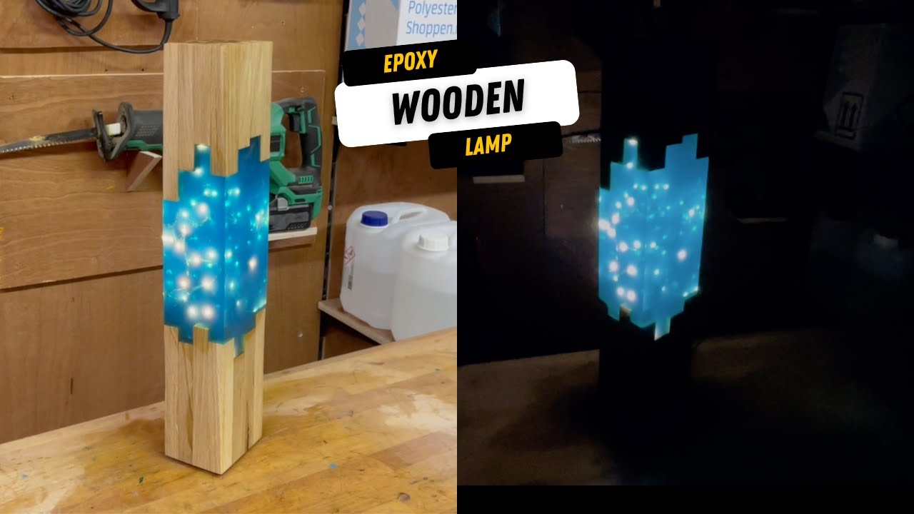 EPOXY WOODEN LAMP 💡 - YouTube