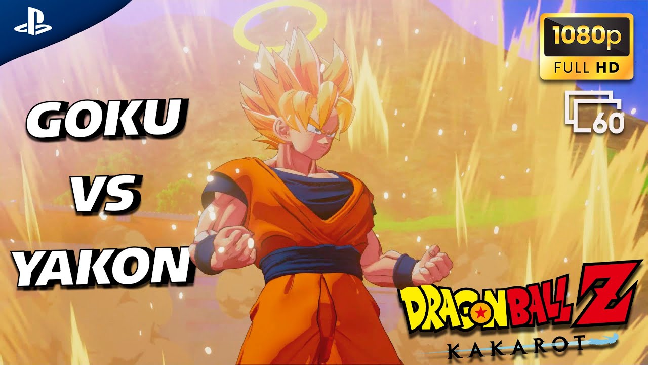 Dragon Ball Z: Kakarot | Goku VS Yakon | 1080p 60FPS HDR Gameplay # ...