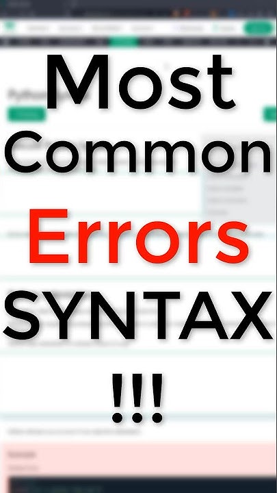 πππ¨βπ» Python Basics Understanding Syntax β οΈπ’ Learnpython Python Coding Tutorial Youtube