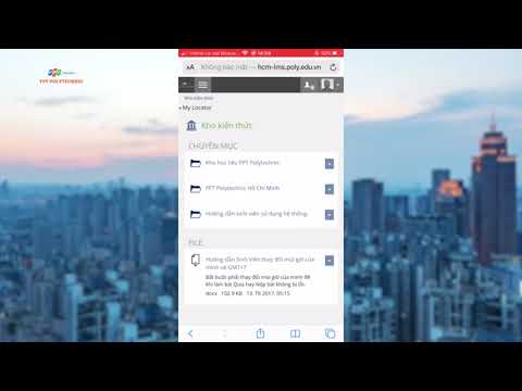 Hướng dẫn vào hệ thống LMS.POLY.EDU.VN - YouTube