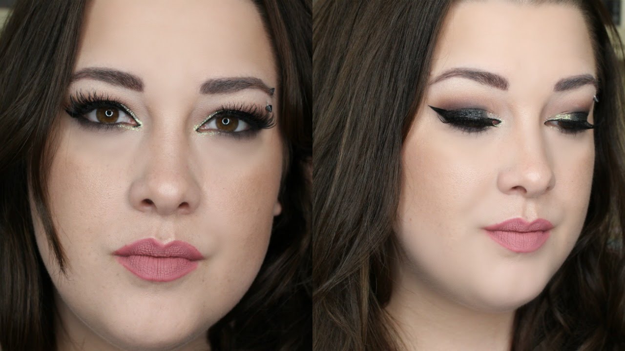 Dark Glam Glitter | GRWM - YouTube