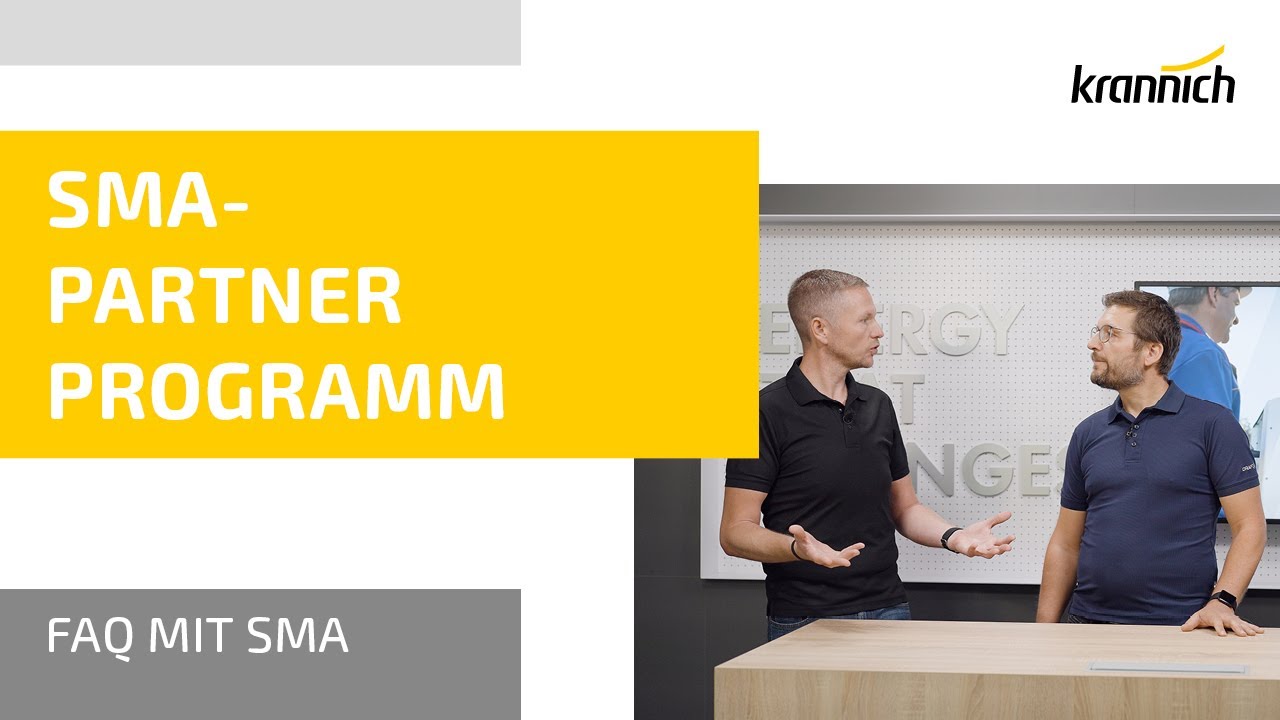 SMA-Partnerprogramm - FAQ mit SMA - YouTube