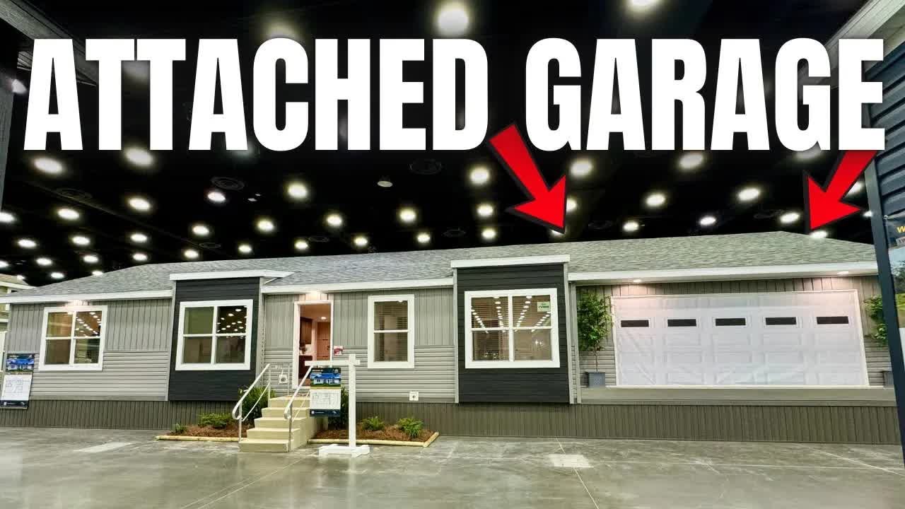 SMALLER modular home BUT features a GARAGE & MUCH MORE! Prefab House ...