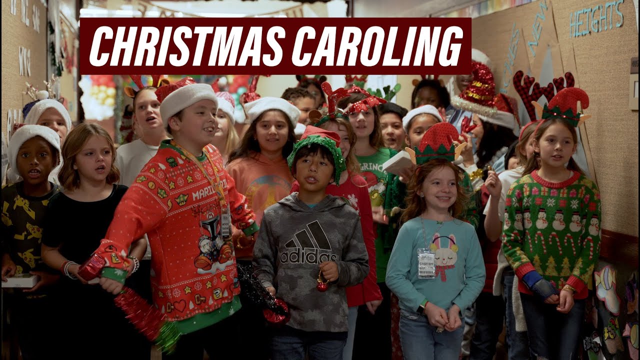 Student Caroling - Turlington Elementary - YouTube