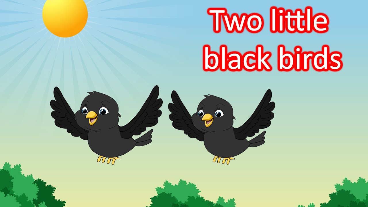 Two little black birds | Kids poem | E-leaning studio - YouTube
