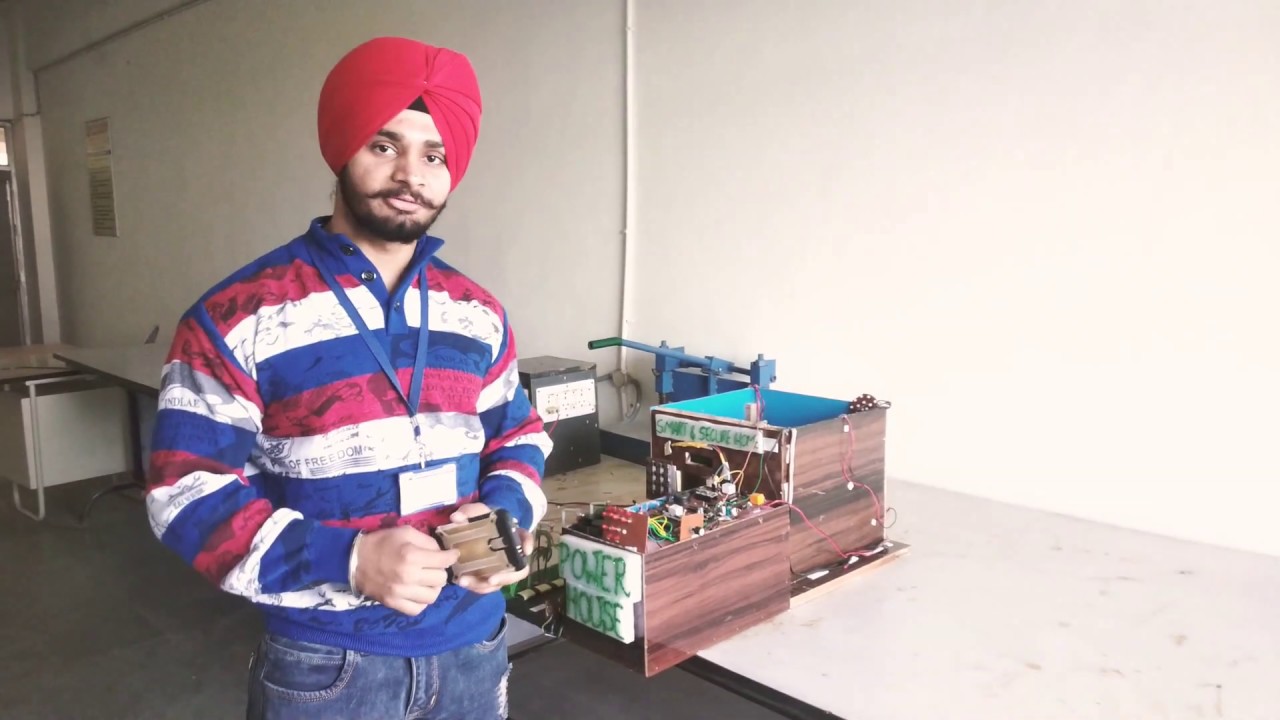 ECE Final Semester Major Project (Smart And Secure Home) - YouTube