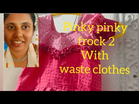 today HQ fashions trending pinky pinky frock with tailoring waste ...