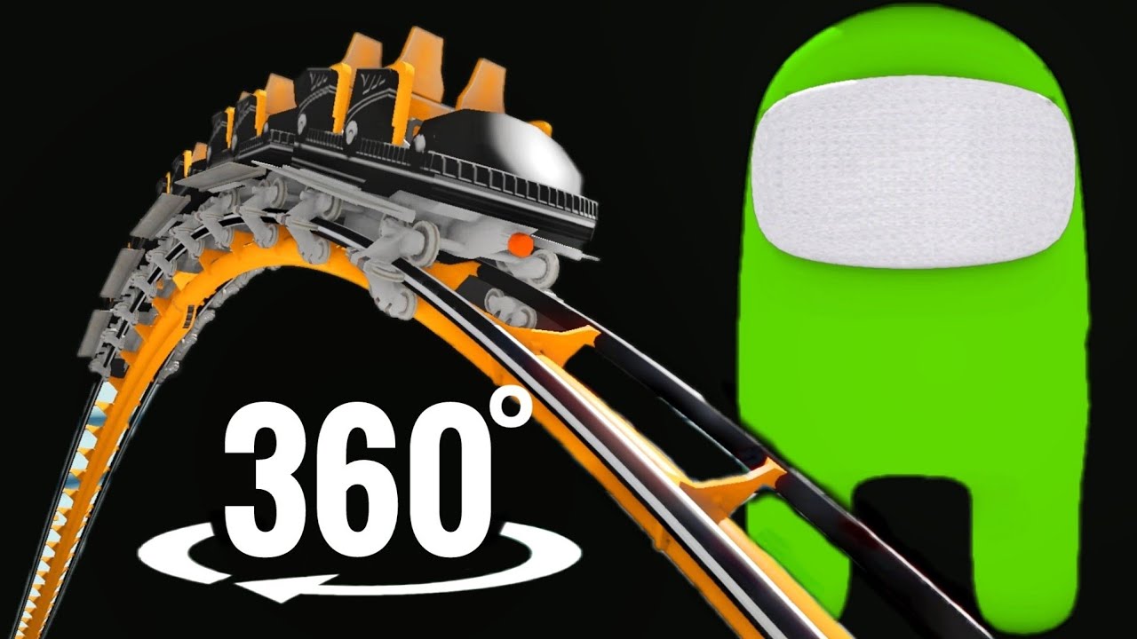 360 VR Video | Among Us Impostor Roller Coaster 3D Virtual Reality ...