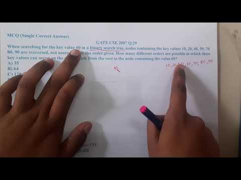 [will be re-upload] GATE CSE 2007 Q 29 || Trees ||Data Structure || GATE Insights Version: CSE ...