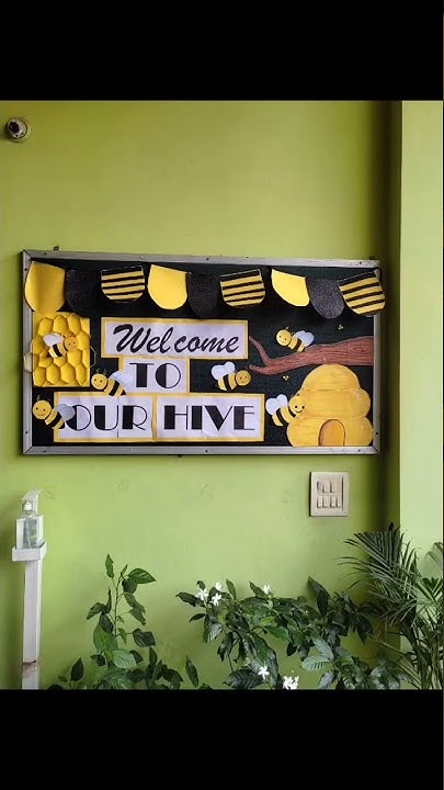 Bulletin board Theme- honeyhive #honeybees #honeybee #honeycomb #shorts ...