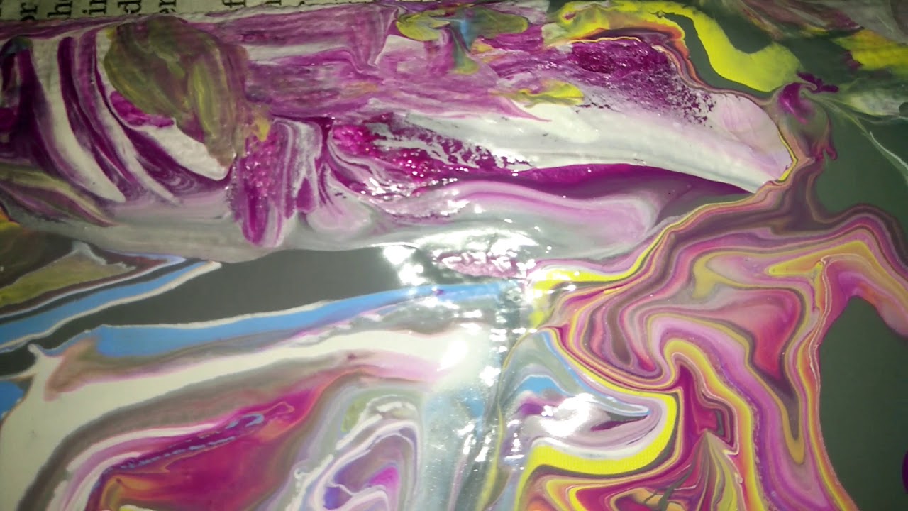 Dirty Pour Acrylic Painting, Abstract, Liquid Painting - YouTube
