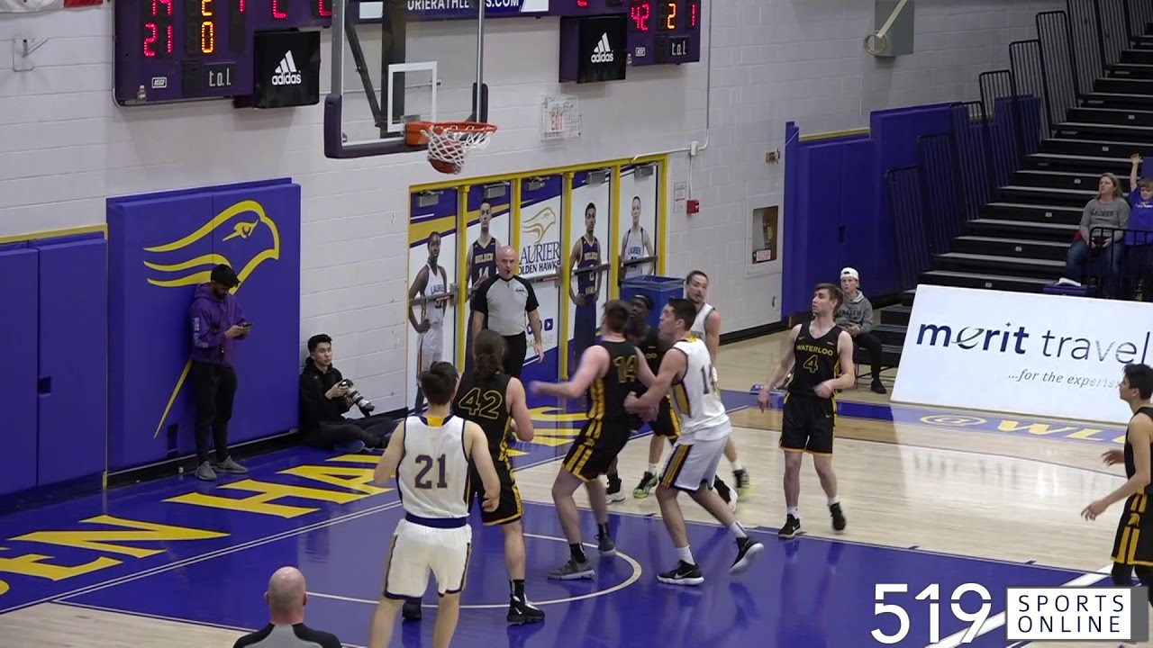 OUA Men's Basketball - Waterloo Warriors vs Laurier Golden Hawks - YouTube