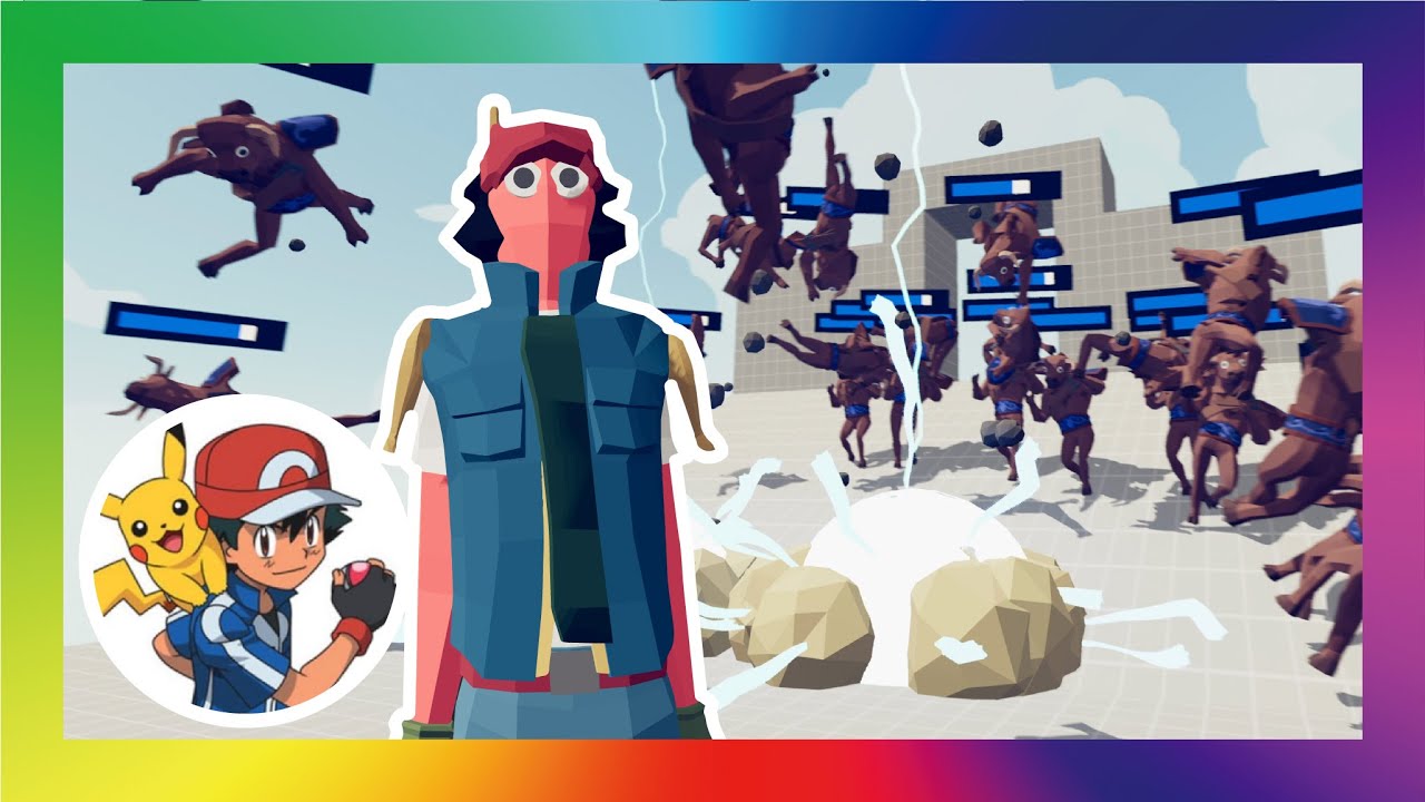 Pikachu | TABS - Totally Accurate Battle Simulator 【全面戰爭模擬器/皮卡丘】 - YouTube