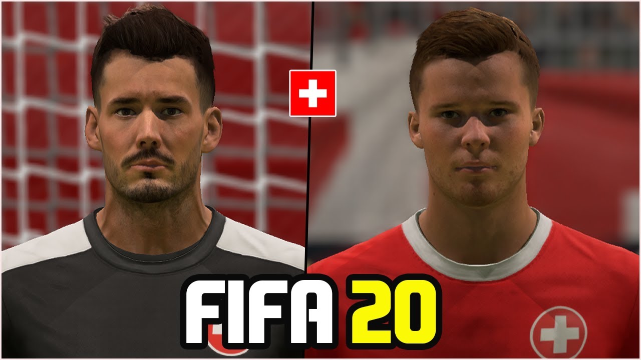 FIFA 20 | ALL SWITZERLAND PLAYERS REAL FACES - YouTube