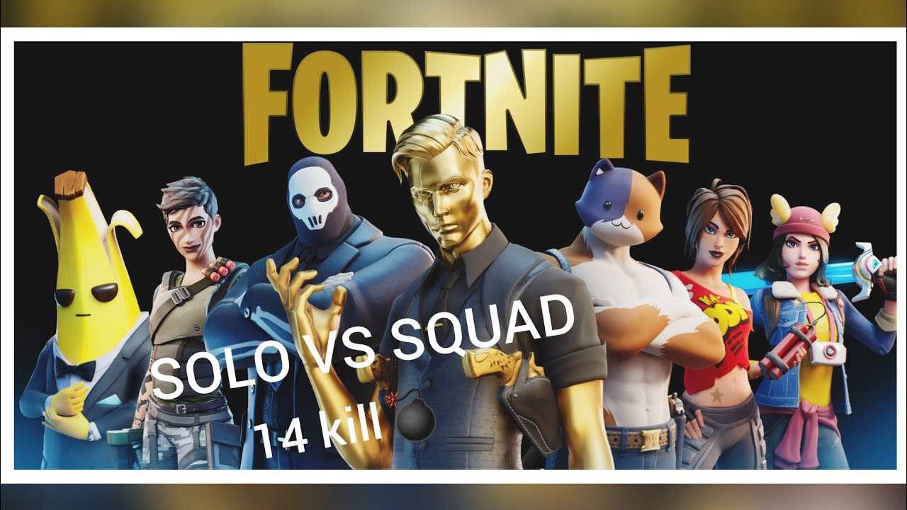Solo Vs squad / 14 kill - YouTube