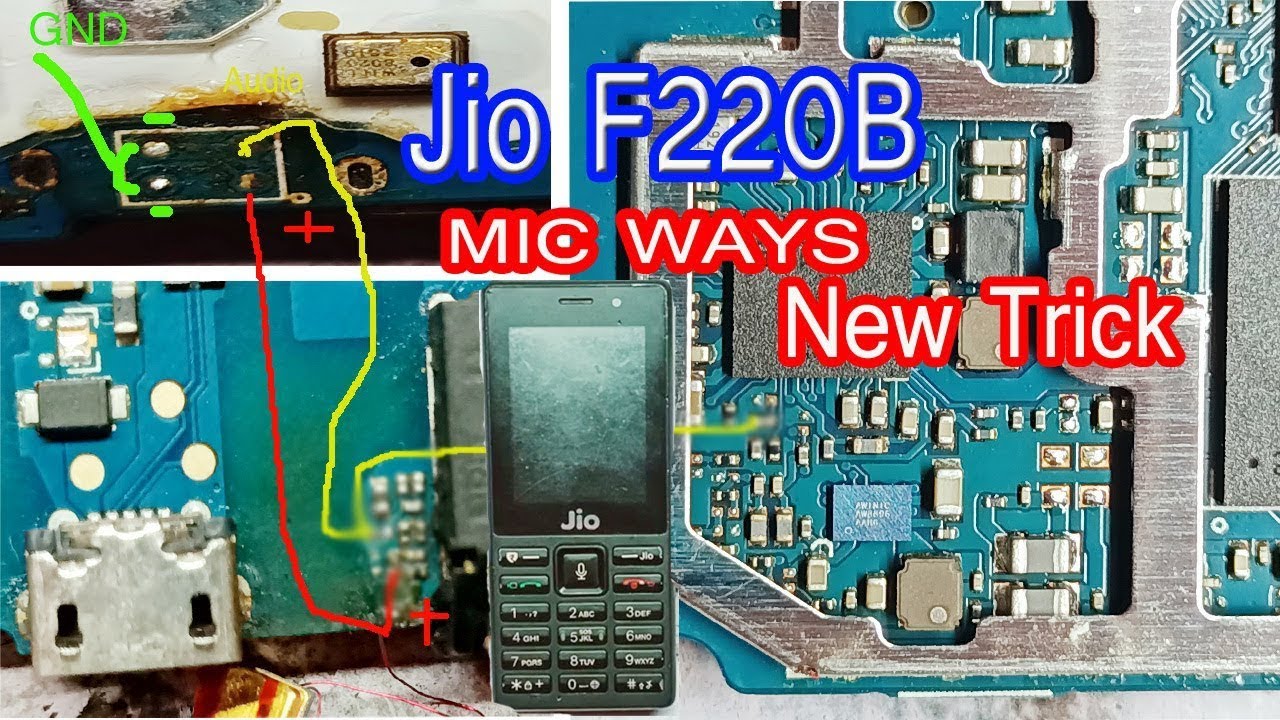 jio f 220 b Mic solution /mic Way new tricks - YouTube