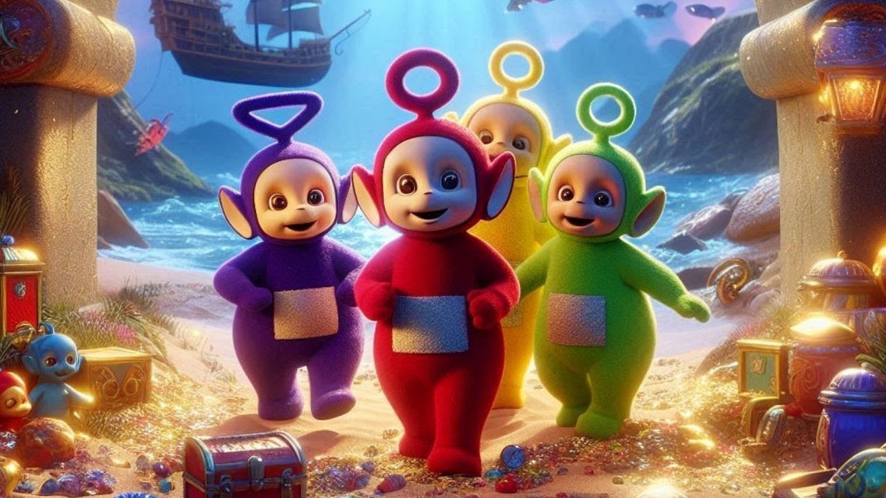 🌈 The Teletubbies' Magical Treasure Hunt 🎁🌳 - YouTube