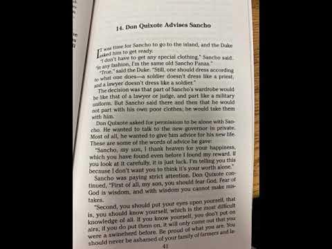 Adventures of Don Quixote Chapter 14: Don Quixote Advises Sancho - YouTube