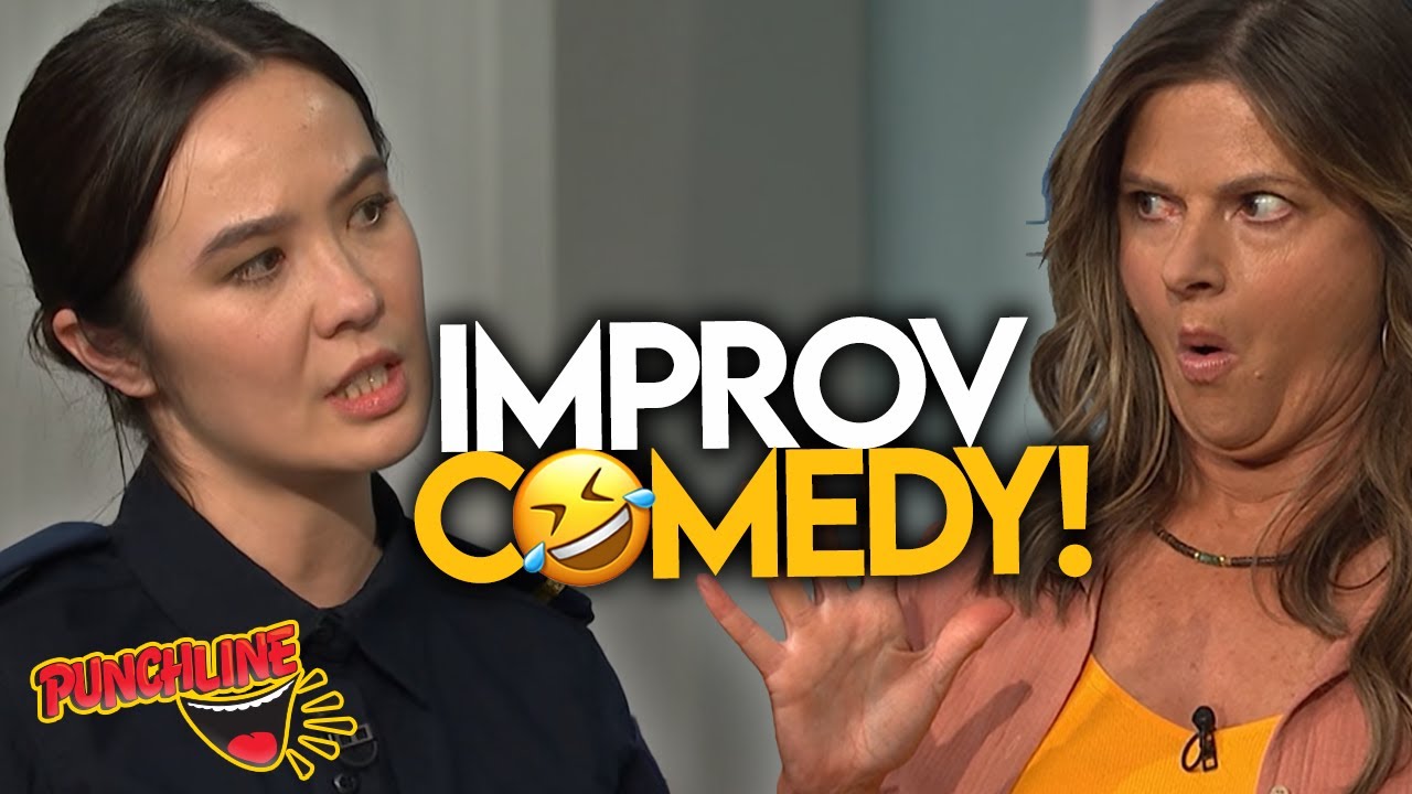 Immigration Goes WRONG! HILARIOUS Improv Comedy! | Thank God You're Here - YouTube