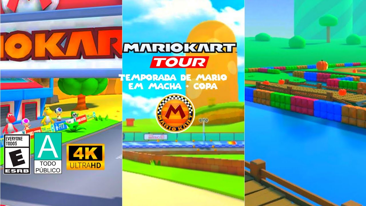 Mario Kart Tour Temporada De Mario En Marcha + Copa Mario Tanuki (4K ...