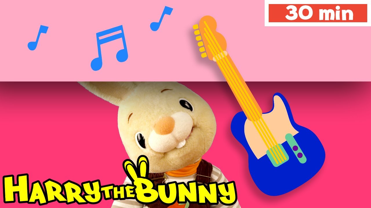 Baby Learning First Words w Harry the Bunny | Under | @BabyFirst Learn ...