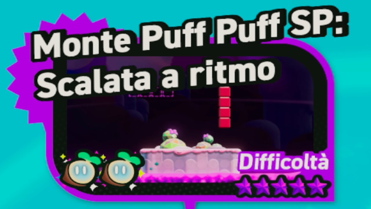 Super Mario Bros. Wonder - Monte Puff Puff SP: Scalata a Ritmo (No ...
