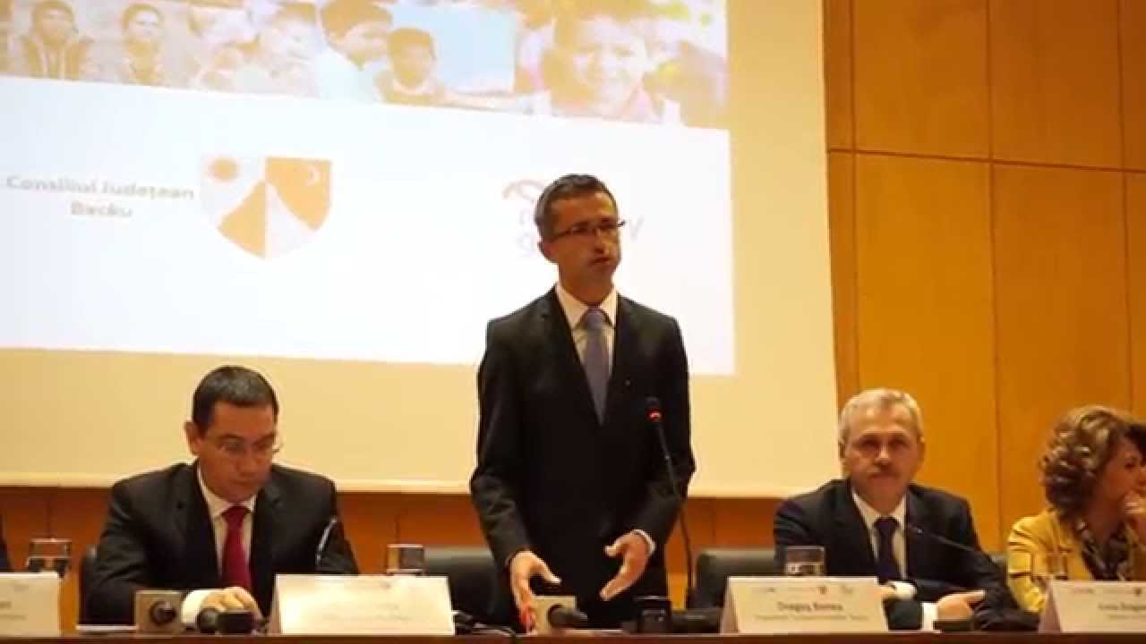Proiect UNICEF Bacau discurs Dragos Benea - YouTube