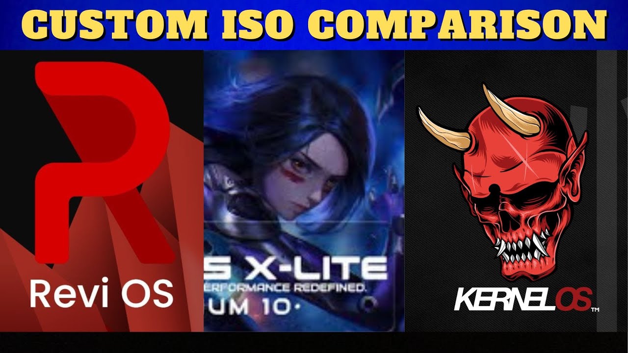 Custom Iso Comparison | Revi OS, Kernel OS & Windows X-Lite - YouTube