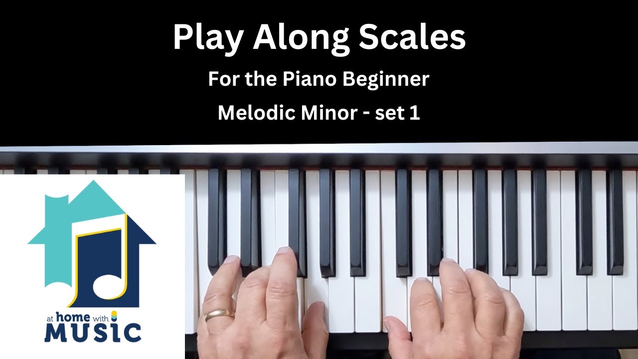 Play Along Scales for the Beginner - Melodic Minor - set 1 - YouTube