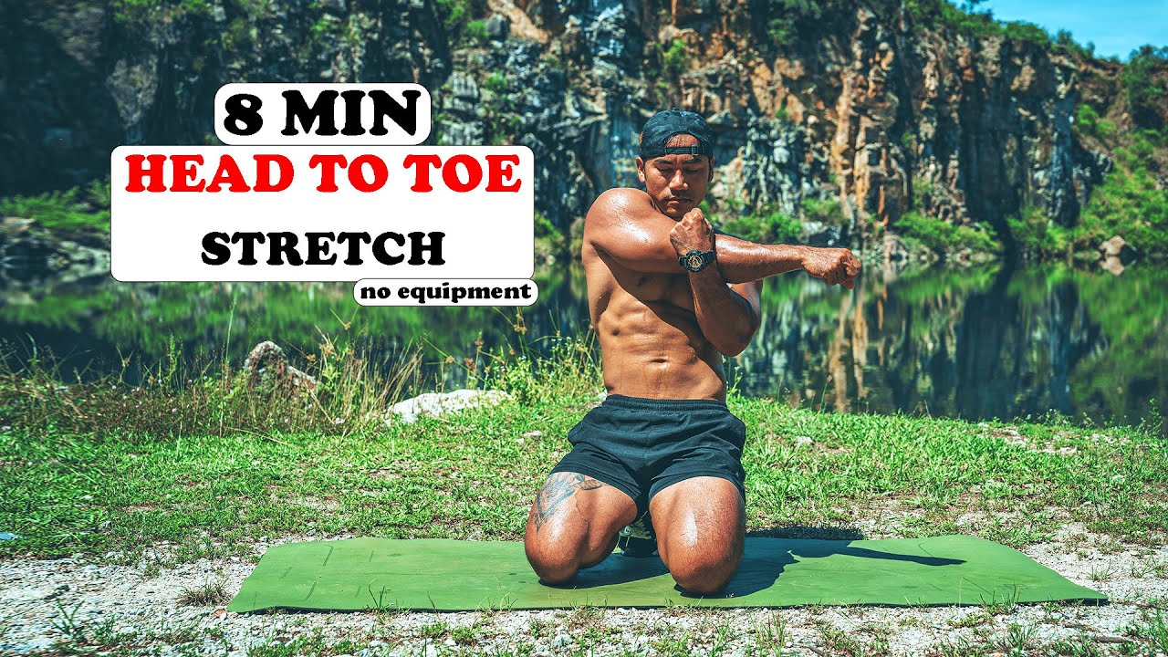 8 MINUTES OF HEAD TO TOE STRETCHING#gym #fitness #workout - YouTube