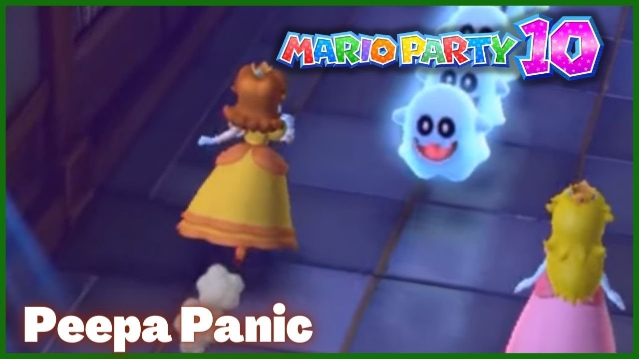 Mario Party 10 - Peepa Panic | Daisy Gameplay - YouTube