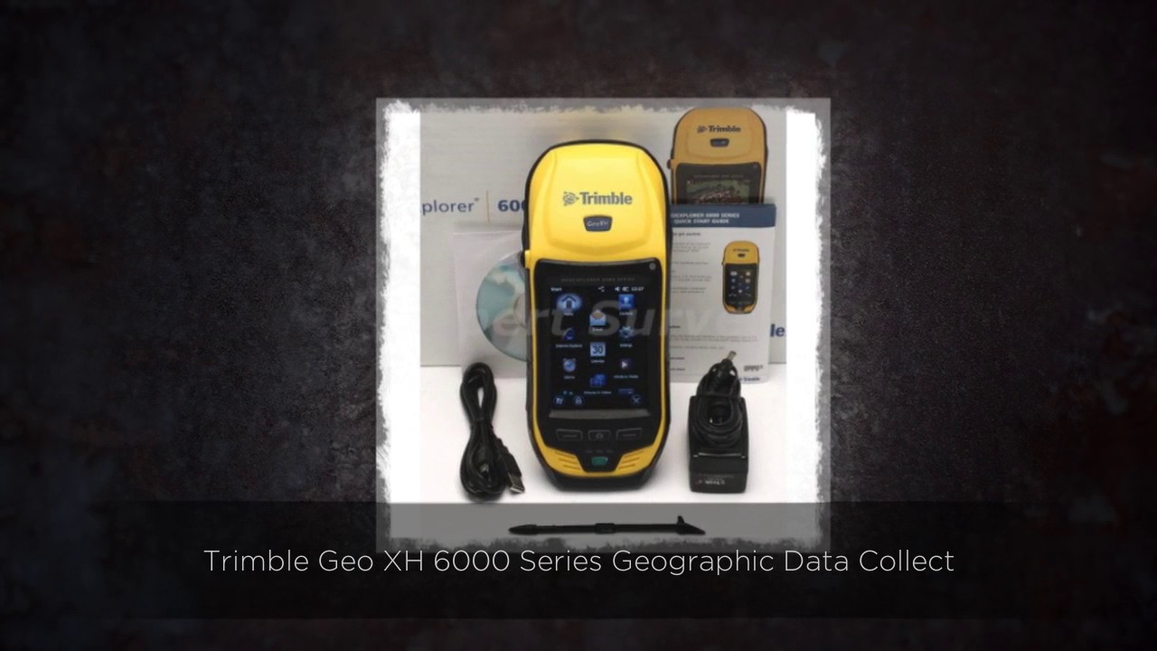 Trimble Geo XH 6000 Series Geographic Data Collector - YouTube