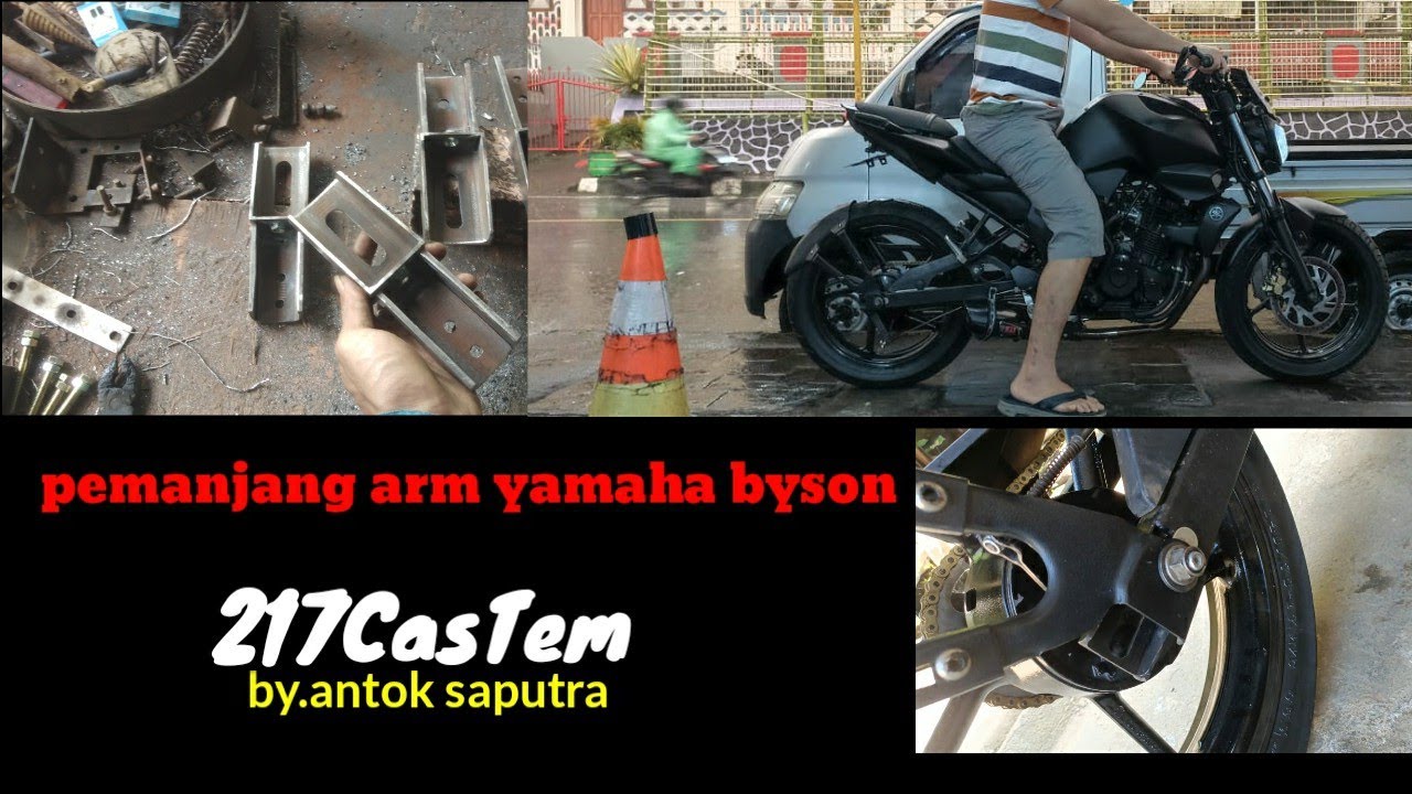 review pemanjang arm yamaha Byson - YouTube