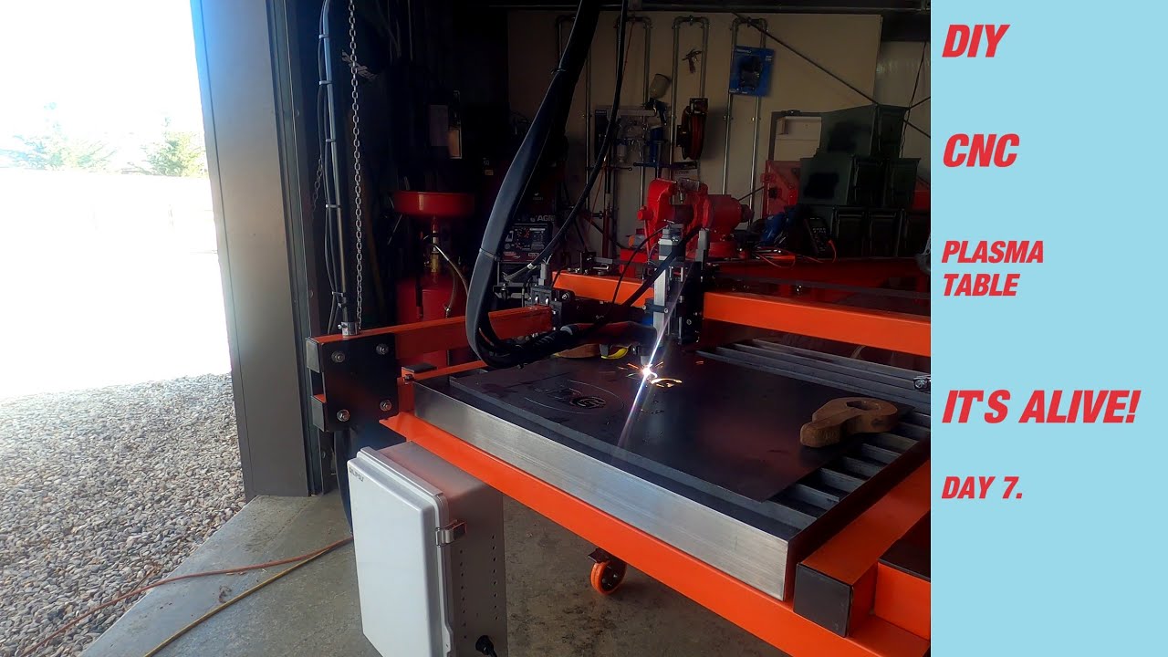 DAY 7 DIY CNC PLASMA TABLE - YouTube
