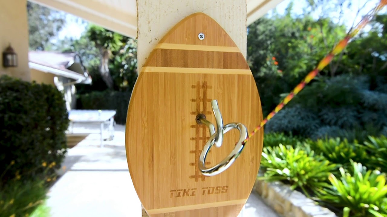 Tiki Toss Football Edition Tailgating Game YouTube Tiki Toss Football Edition Tailgating Game YouTube
