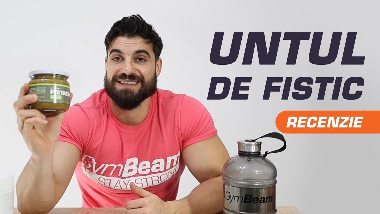 Recenzie l Unt de fistic 100 % Premium l GymBeam - YouTube