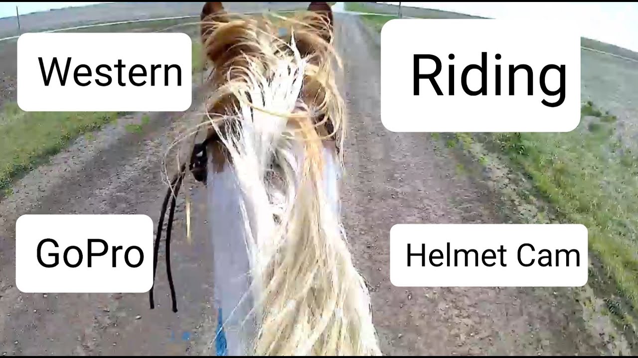 Western Riding GoPro (Fast!) || Helmet Cam - YouTube