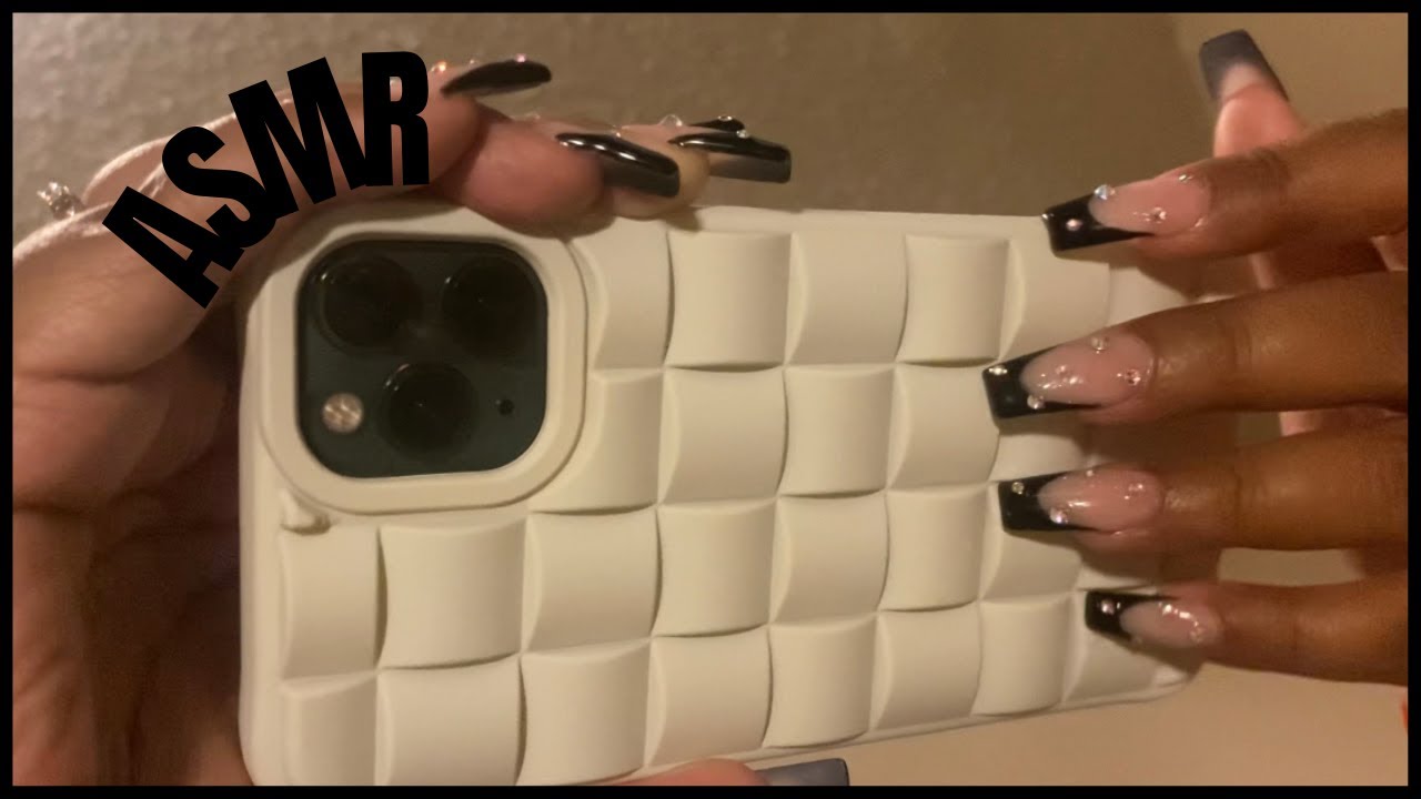 ASMR - Tap & Scratchy On Textured Phone Case (ASMR No Talking) | LynaASMR - YouTube