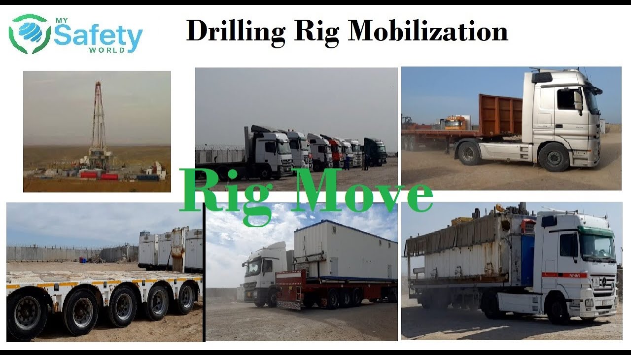 Rig Mobilization | Drilling Rig Transportation - YouTube