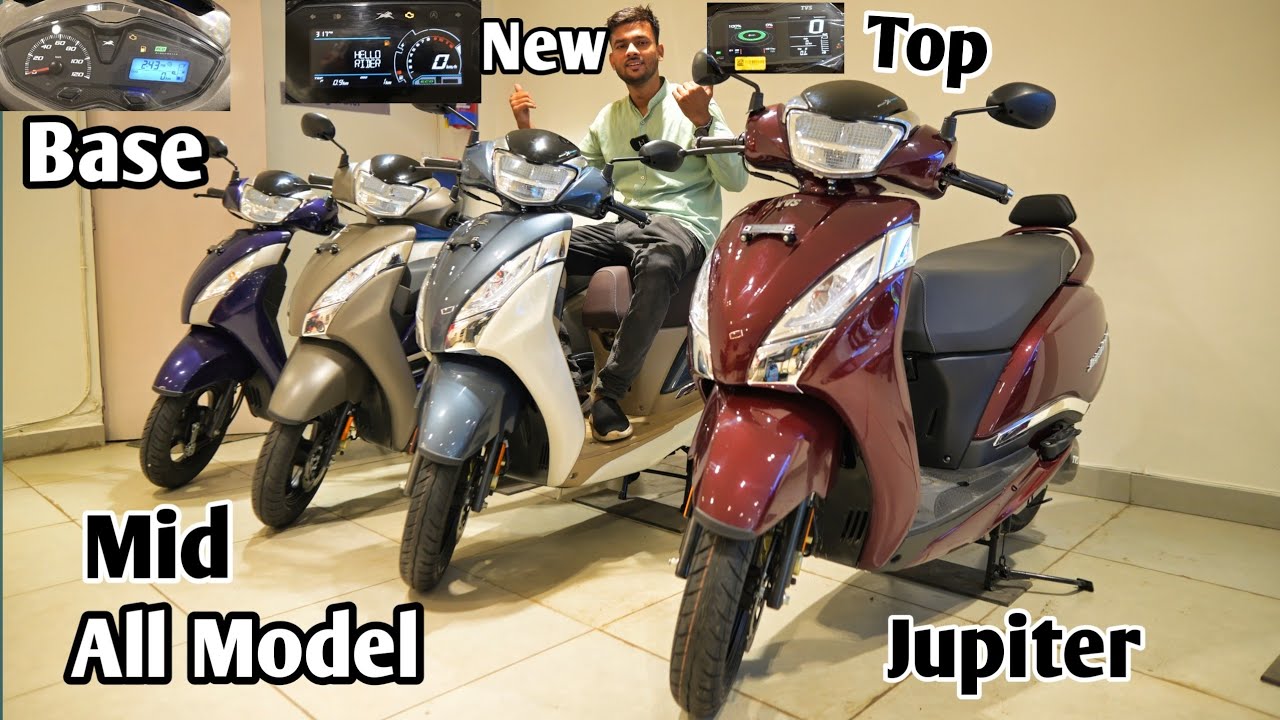 Tvs Jupiter 125cc All Variants 2025 Base To Top Model Detailed & Price ...