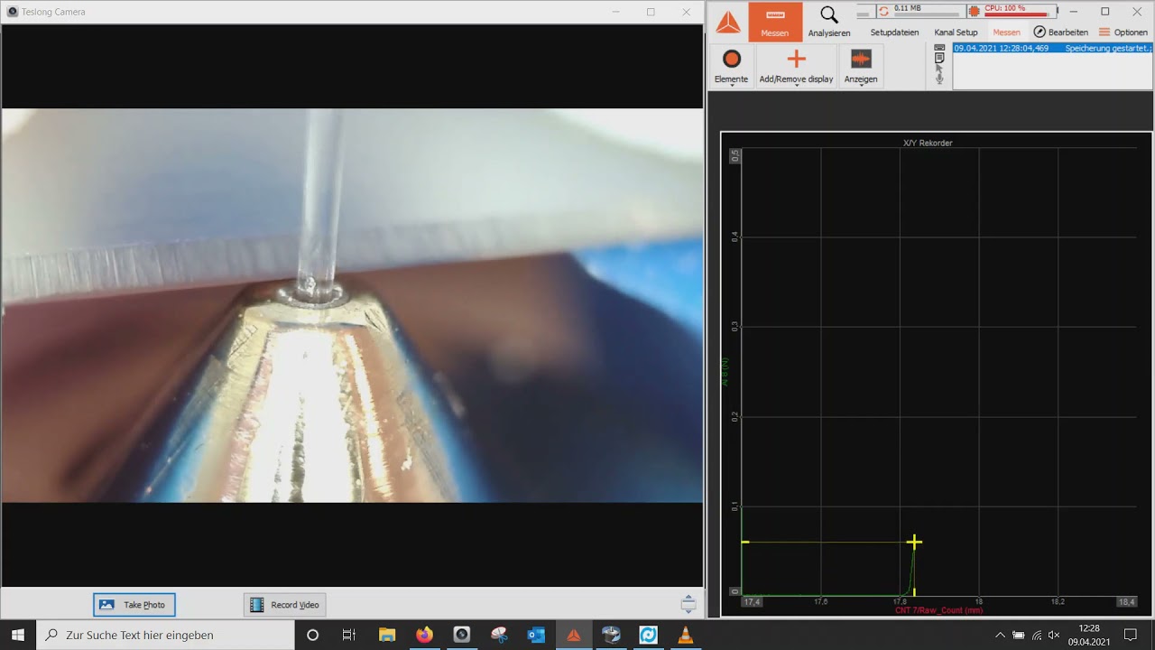 Sharpness Measurement Razor Blade - YouTube