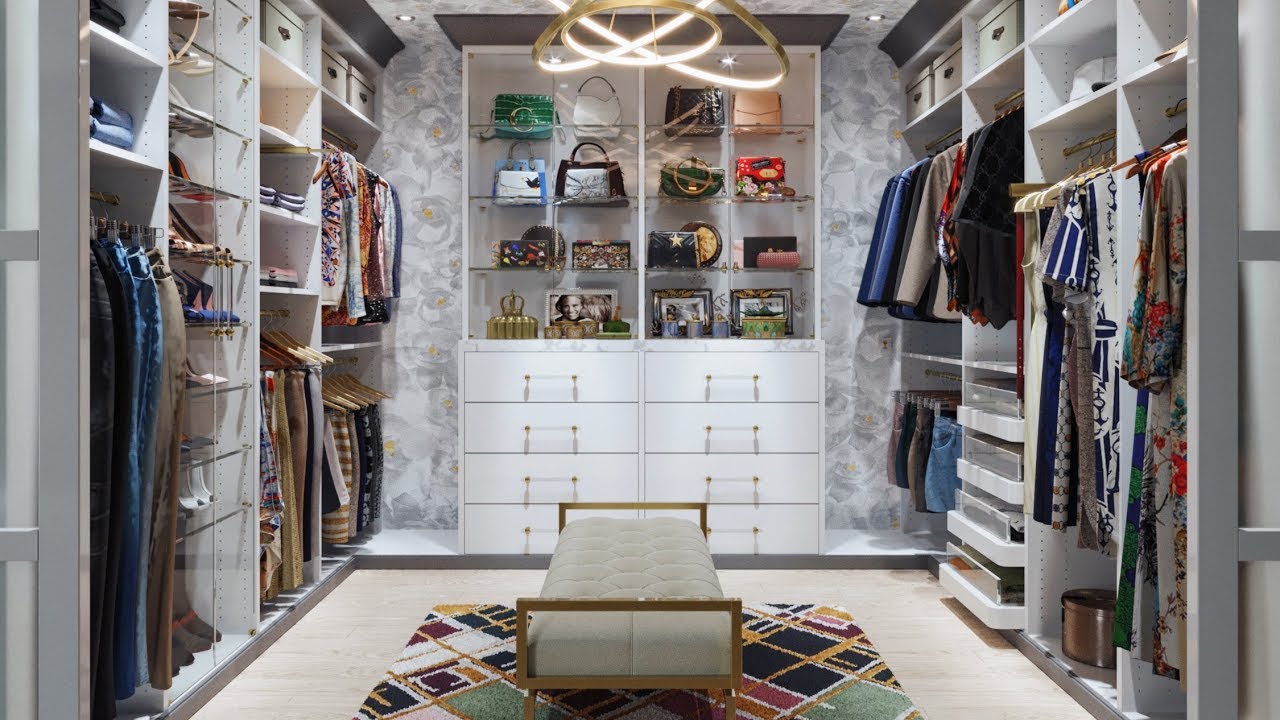 Walk in Closet - Touch of Gold (360° VR tour) - YouTube