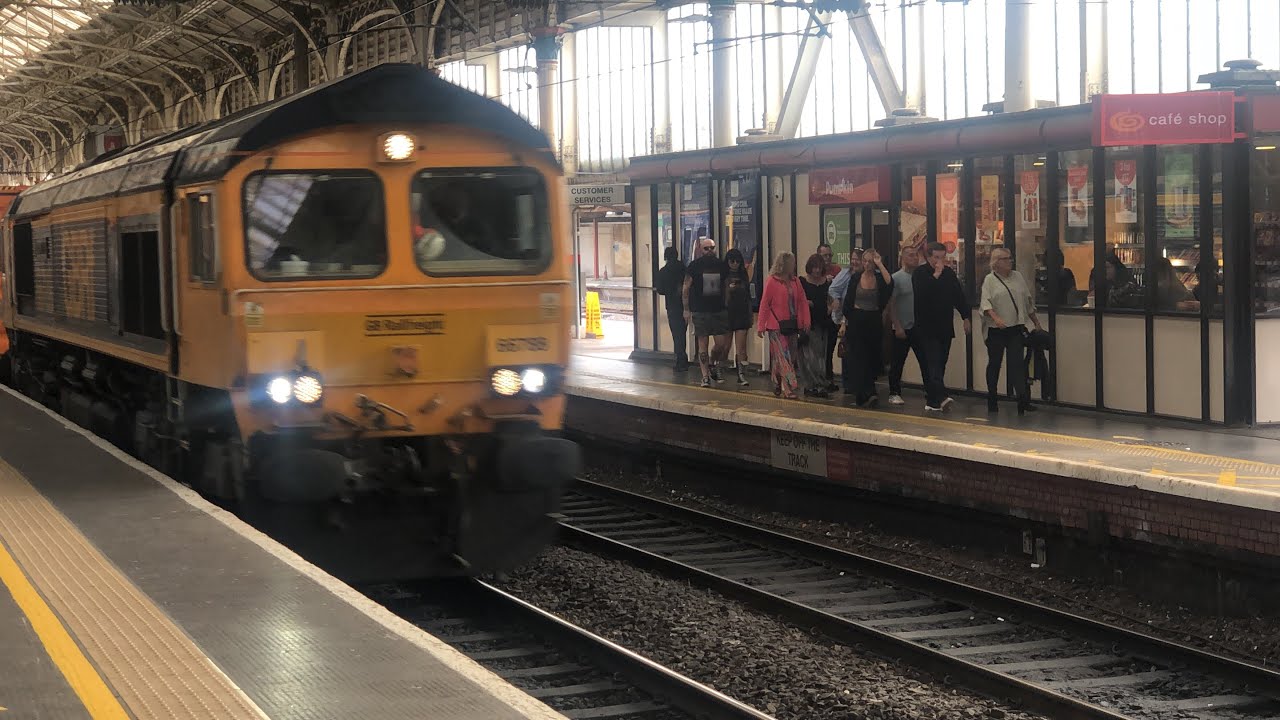 BR Class 66 #66788 Shed GBRf Cargo Train - YouTube