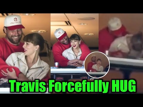 Travis Kelce’s Forceful Hug Leaves Taylor Swift Blushing at Stanley Cup ...