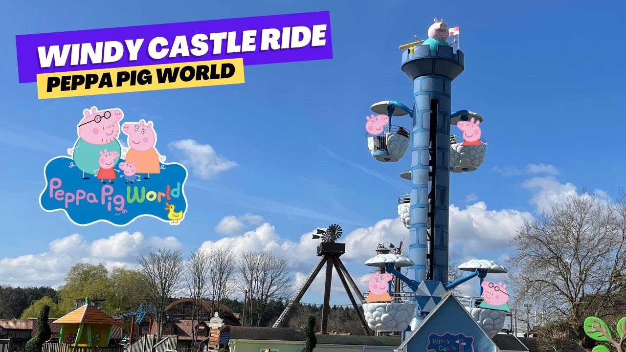Windy Castle Ride at Peppa Pig World in Paultons Park - YouTube