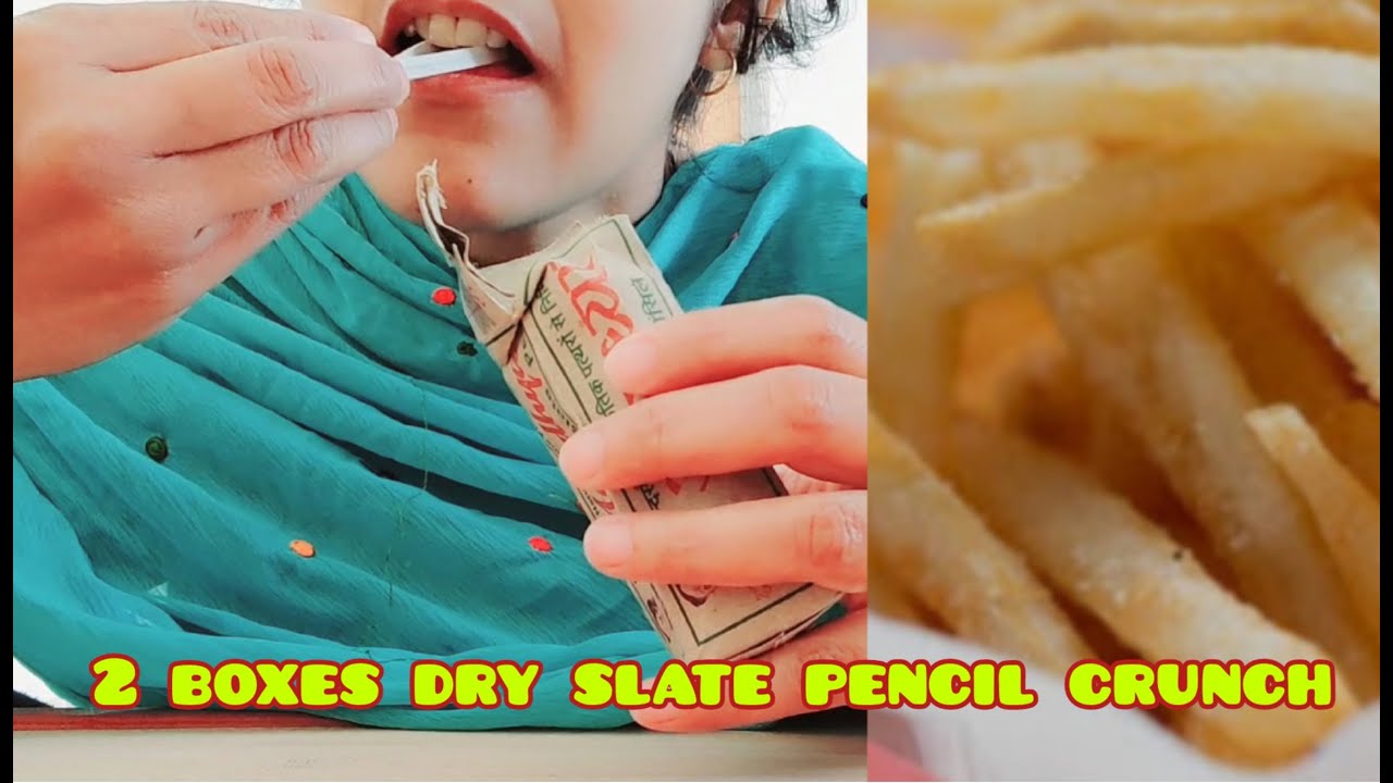 #2 boxes slate pencil crunch #dry slate pencil crunch #crunch sound ...