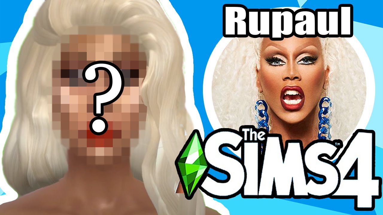 Create A Sim: Rupaul (+ CC List) in Sims 4 - YouTube