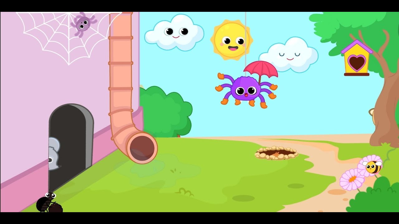 Itsy Bitsy Spider | Baby Shark Nursery Rhymes & Animal Songs #kids # ...