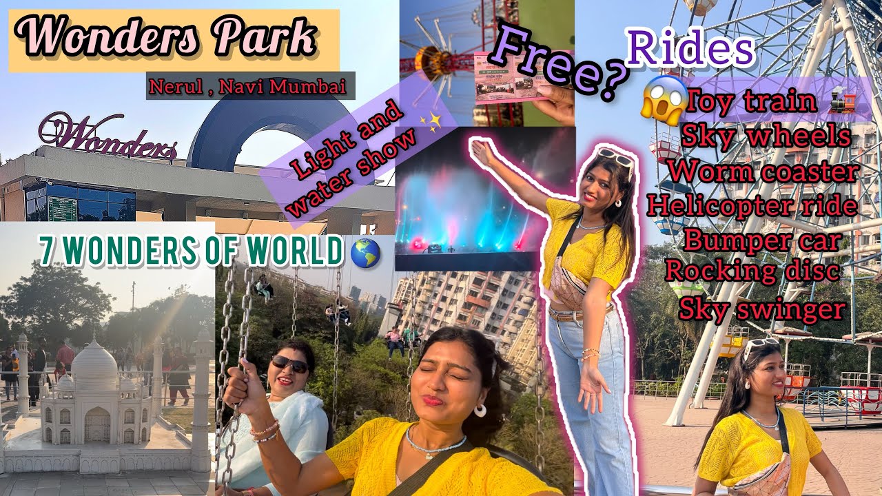 Wonders Park Nerul Navi Mumbai 2024 | Biggest Theme Park in Navi Mumbai ...